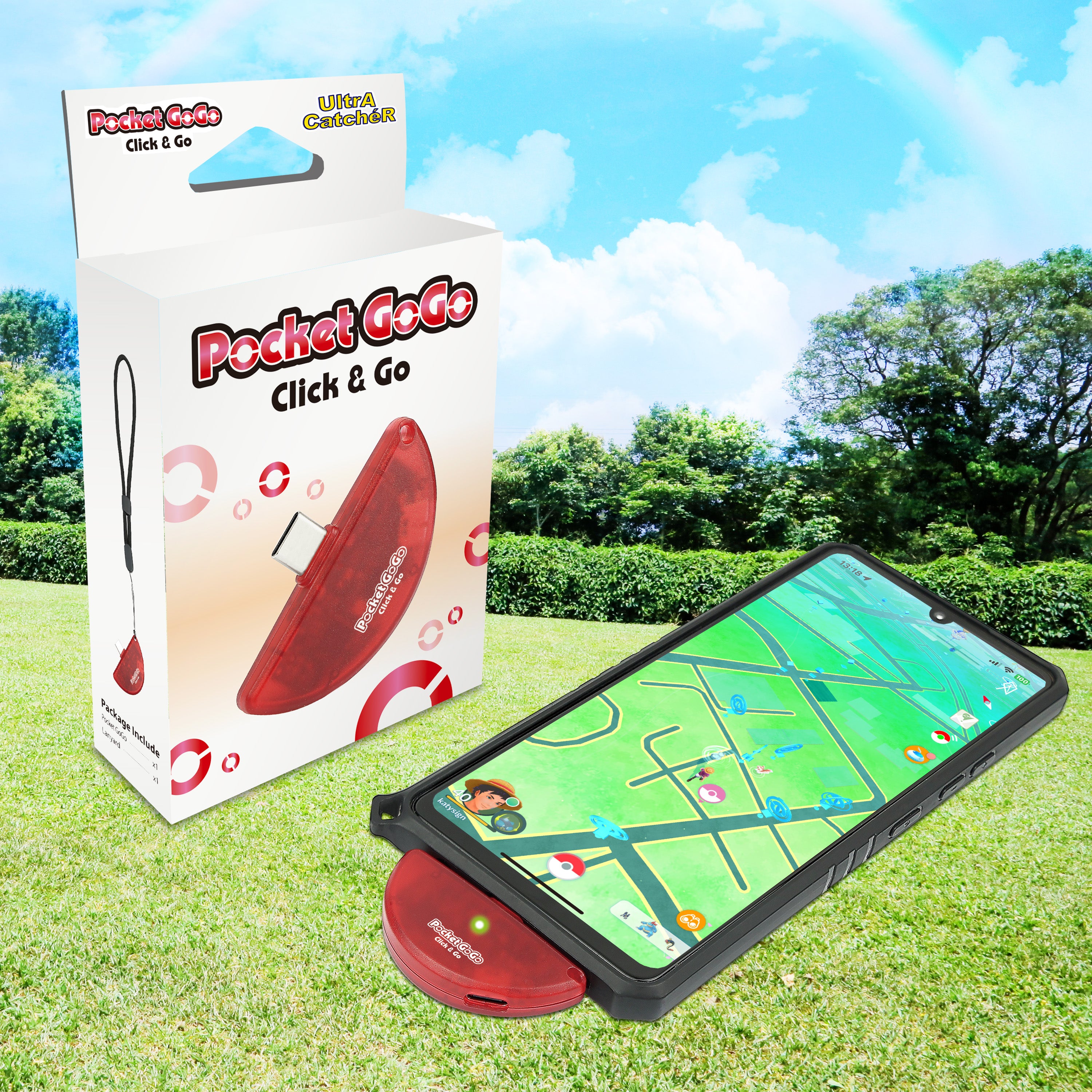 Totalconsole Pocket Go Go Click & Go Monster Catcher - RED (TC-95286 ...